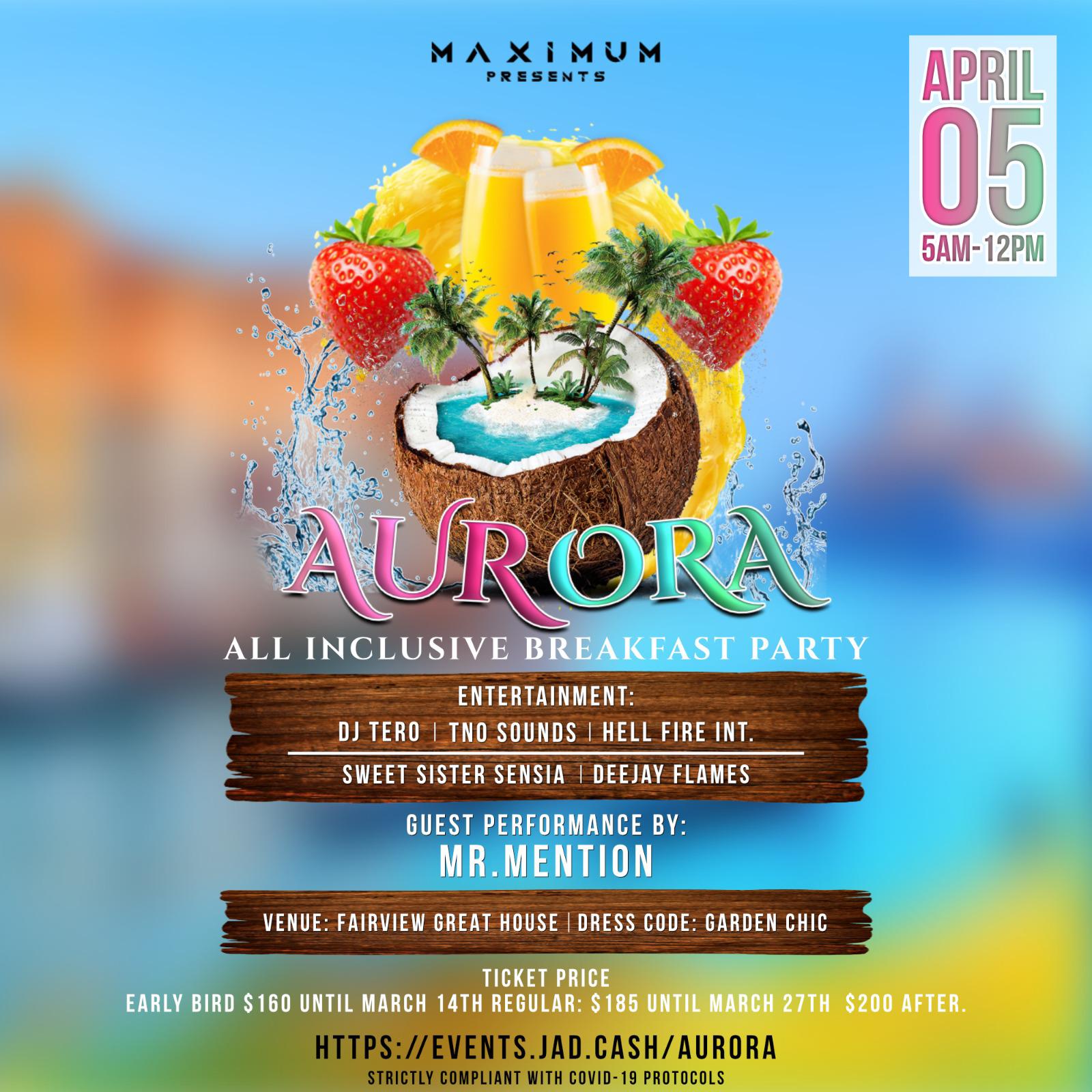 AURORA // Buy Tickets [JAD Events]