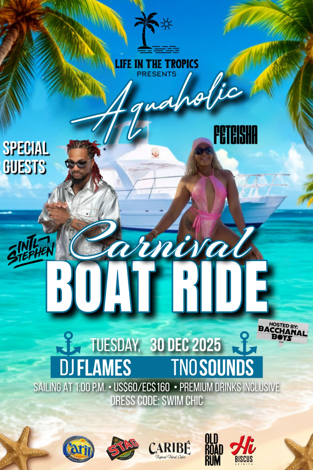Aquaholic Carnival Boat Ride // Buy Tickets [JAD Events]